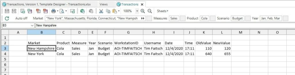 Combine Essbase, Hyperion Excel & Essbase SmartView Data in Dodeca