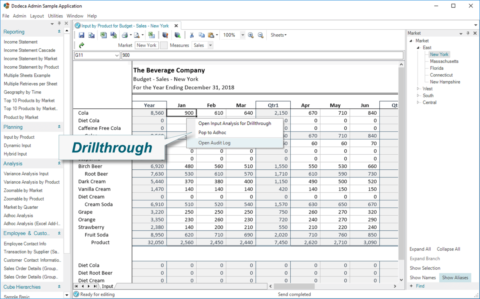 Combine Essbase, Hyperion Excel & Essbase SmartView Data in Dodeca